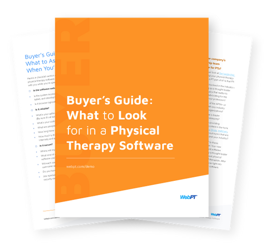 What to Look for in a Physical Therapy Software | WebPT