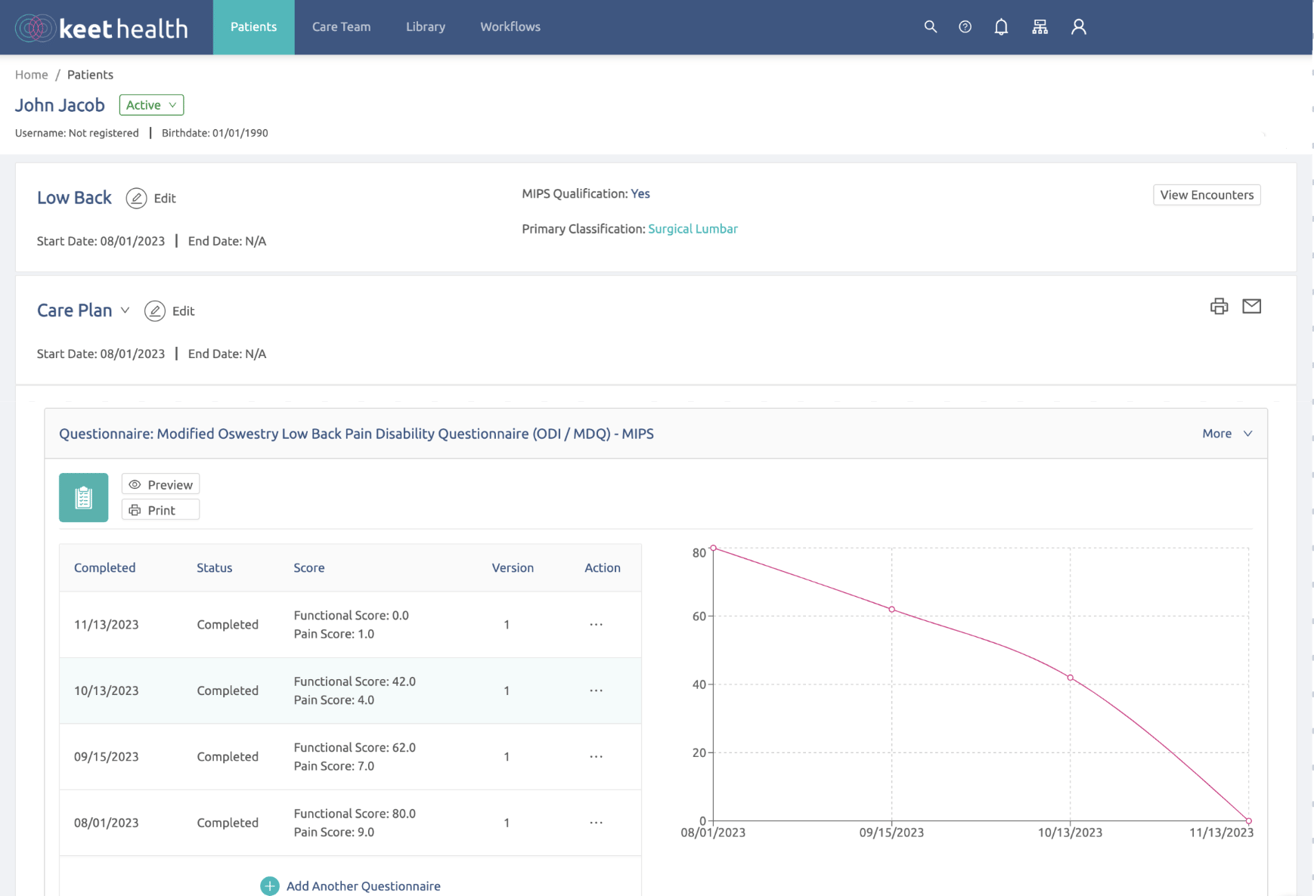 MIPS | Request More Information | WebPT