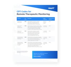 E-Visit Flowchart | WebPT